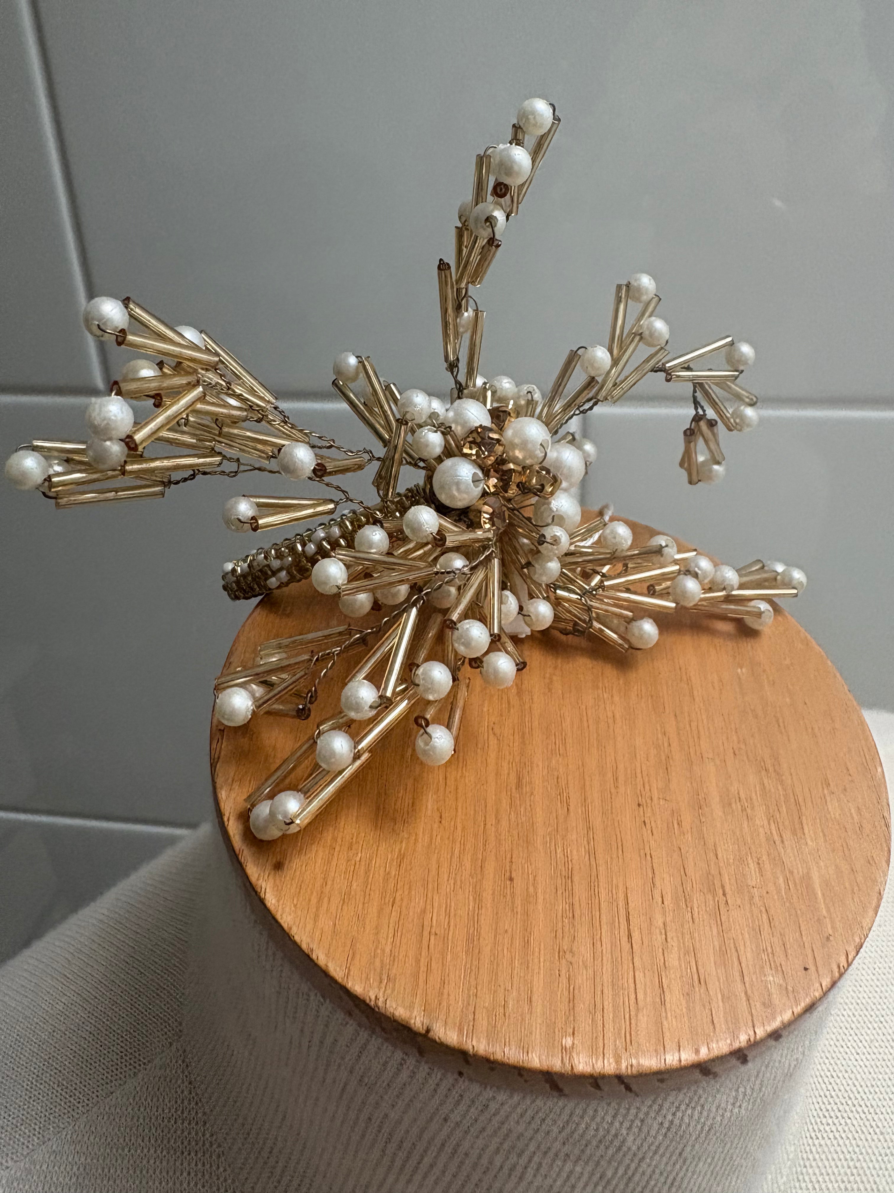 Pearl/Gold Beaded Napkin Ring – Ewe Two Trangie
